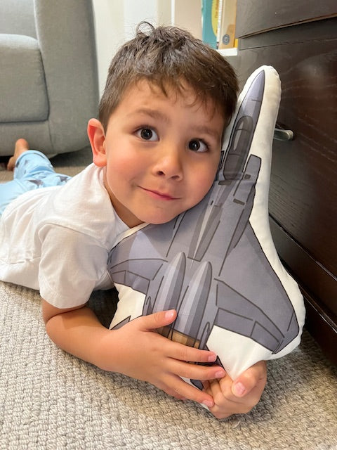 Lil Pilot Fighter Jet Plush Pillows (3 Sizes) - Lil Posh Shop