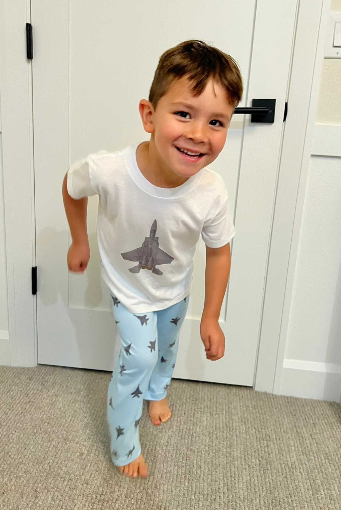 Lil Pilot-Fighter Jet Top | Infant to Youth XL - Lil Posh Shop